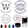 Amazon.com: Custom Stamp Personalized Self Inking Stamps Customized ...