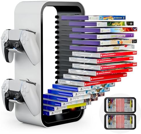 ADZ Game Storage Tower – Universal Games Storage Tower – Stores 12 Game ...