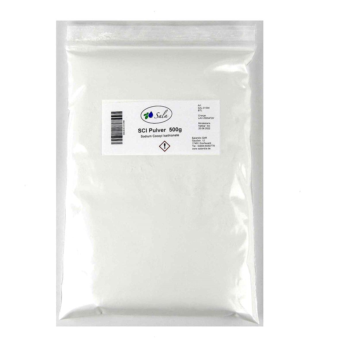 Sala SCI Powder Sodium Cocoyl Isethionate 500 g Bag – BigaMart