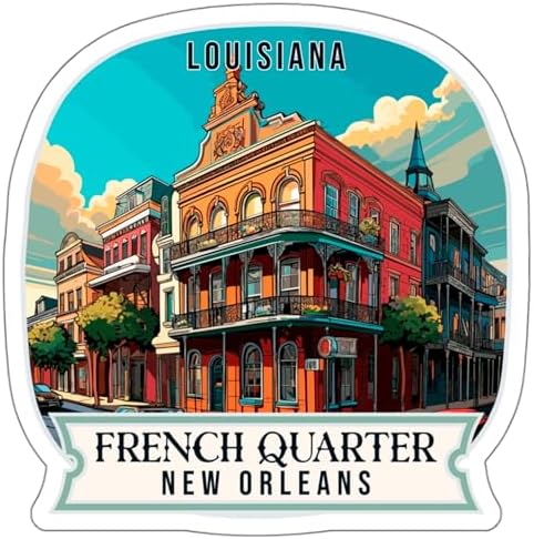 Amazon.com: New Orleans Louisiana Sticker Travel Outdoors Decal Vinyl ...