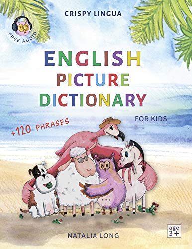 English Picture Dictionary for kids: A board game, colors, numbers ...