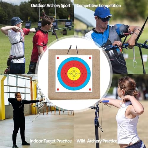 MQODLFP Archery Target Paper Bow and Target for Backyard Hunting ...