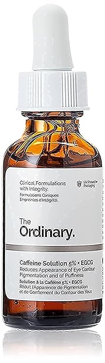Amazon.com: The Ordinary Caffeine Solution 5% + EGCG, Depuffing Eye ...