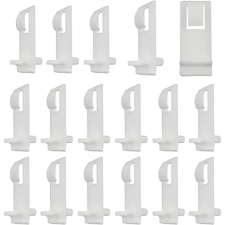 Amazon.com: Locking Shelf Pegs ZZLZX 18PCS 3/4 inch White Plastic Self ...