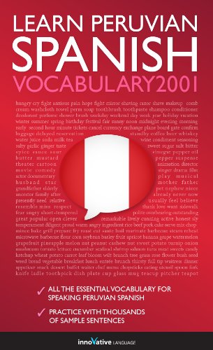 Learn Peruvian Spanish - Word Power 2001 - Kindle edition by Language ...