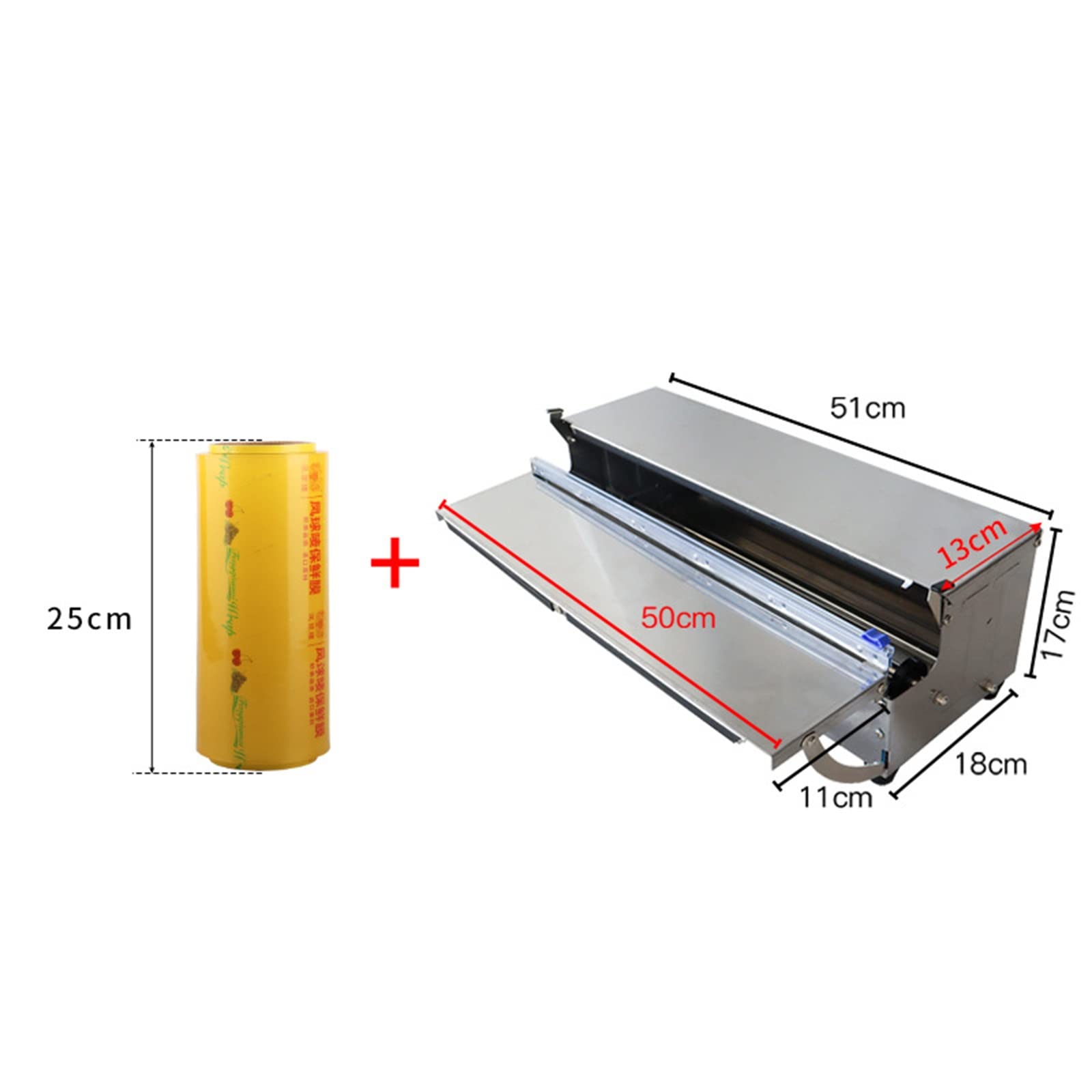 Bacofoil Foil Dispenser Cling Film Cutter 2in1 Plastic Wrap Dispenser ...