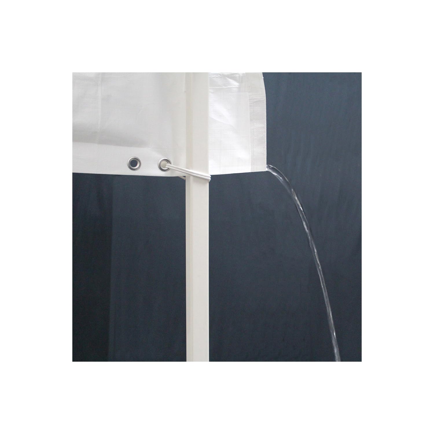 Blackout Tent 10ft Canopy Rain Gutter With Velcro - Water Drainage For ...