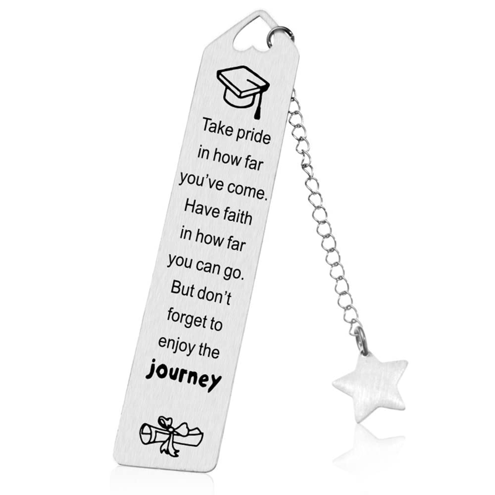 Graduation Bookmark Gifts for Women Men Inspirational Graduation Gift ...