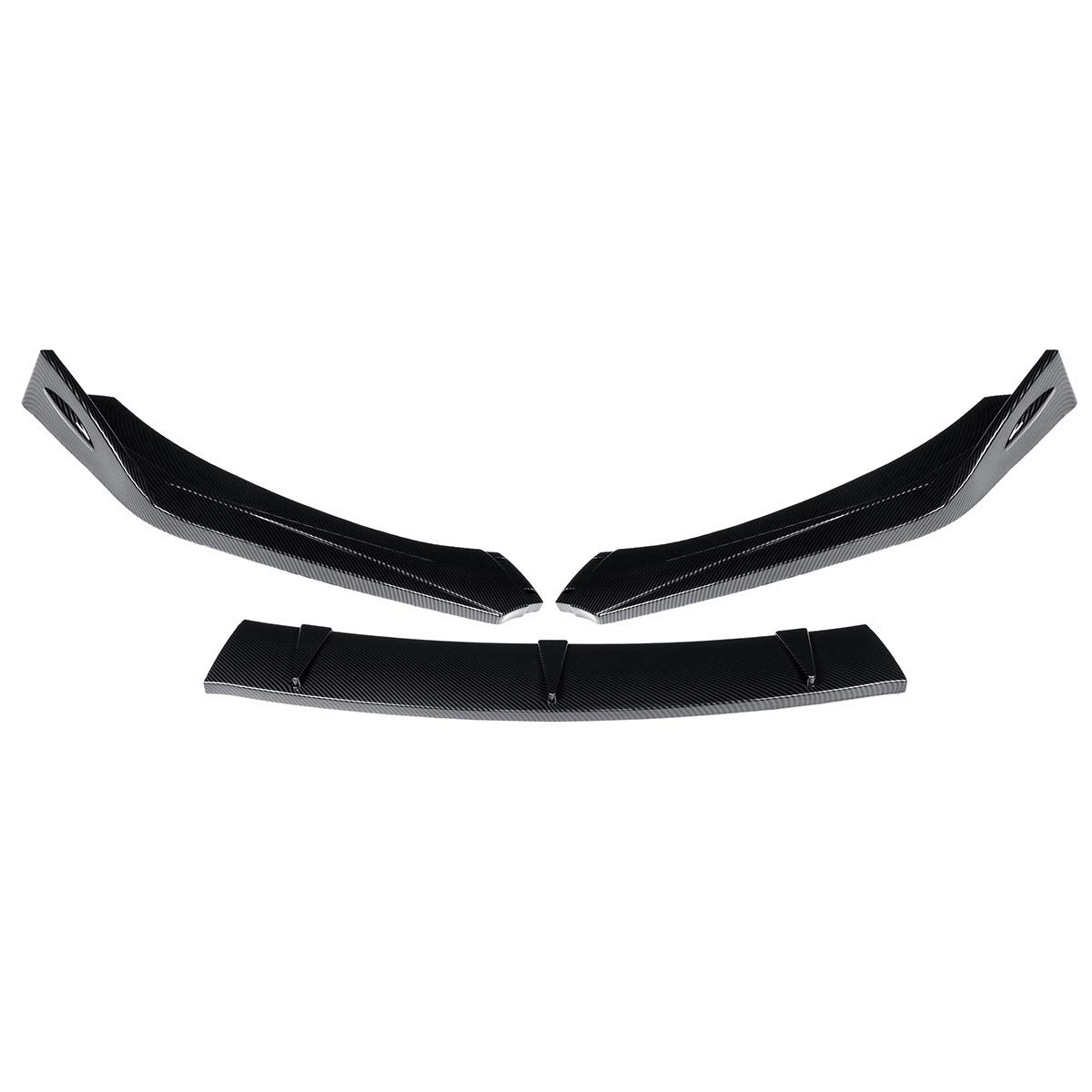 Buy CHENTAOYAN Car Body Fittings 3Pcs Car Front Bumper Splitter Lip ...