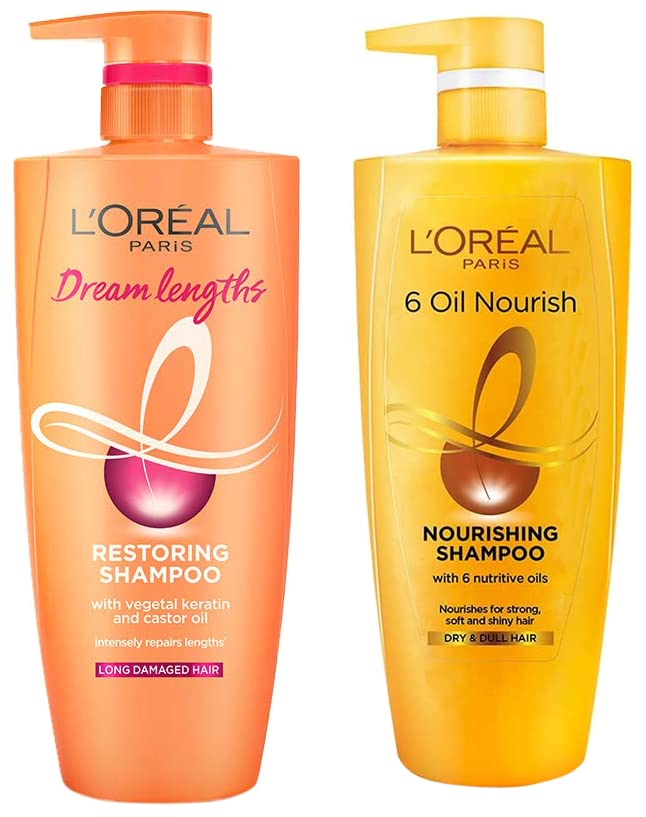Buy L'Oréal Paris Shampoo, Nourish, Repair & Shine, For Long and ...
