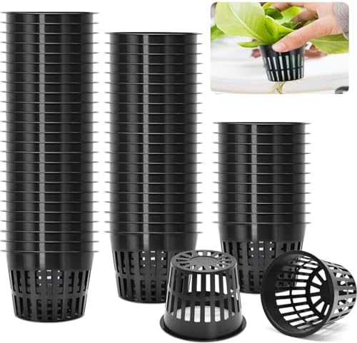 Amazon.com: Panxxsen Net Pot, 3 Inch, Black, 50 PCS, Heavy Duty ...