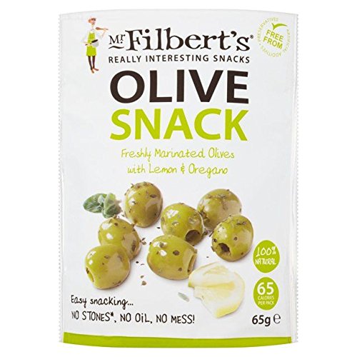 Amazon.com : Mr Filberts Olive Snacks Pitted Green Olives with Lemon ...