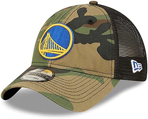 Amazon.com: New Era GSW Golden State Warriors 9TWENTY Camo Trucker ...