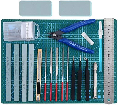 HSEAMALL 9 Piece Modelling Tools Gundam Model Tools Kit Model Building ...