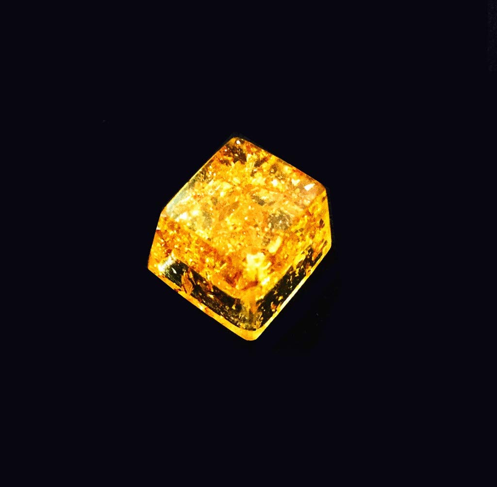 Amazon.com: Handmade Resin & Foil Artisan Backlit Keycaps Translucent ...