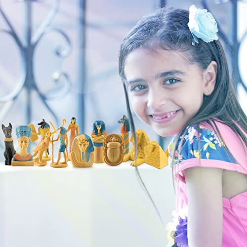 Snapklik.com : Ancient Egypt Toys For Kids 12PCS Egyptian Figurines Set ...