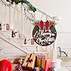 Amazon.com: Christmas Door Sign with 30 Lights, Lighted Wreaths for ...