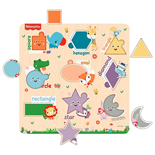 Fisher-Price Wooden Educational Colorful Alphabets, Counting Numbers ...