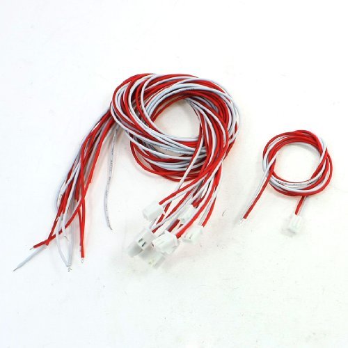 PRAV® 10 Pcs 49cm Long 2 Pin Female JST Connector Cable Wire for LED ...