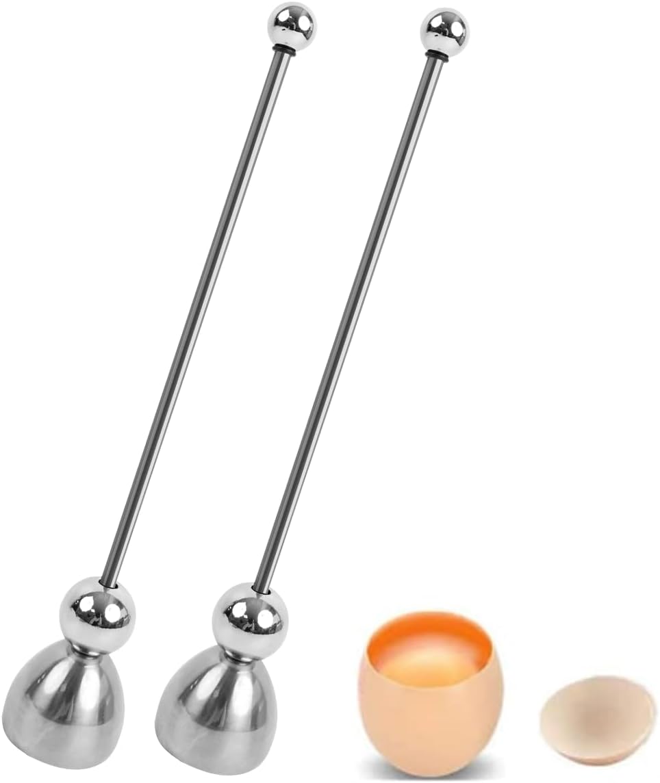 Amazon.com: Yustery Egg Cracker Stainless Steel Egg Opener Automatic ...