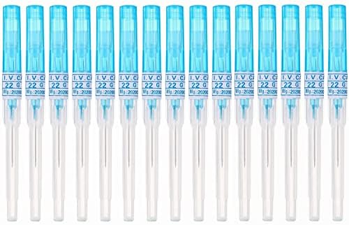 Amazon.com: Piercing Needles,15PCS 22G IV Catheter Needles 22 Gauge Disposable Stainless Steel ...