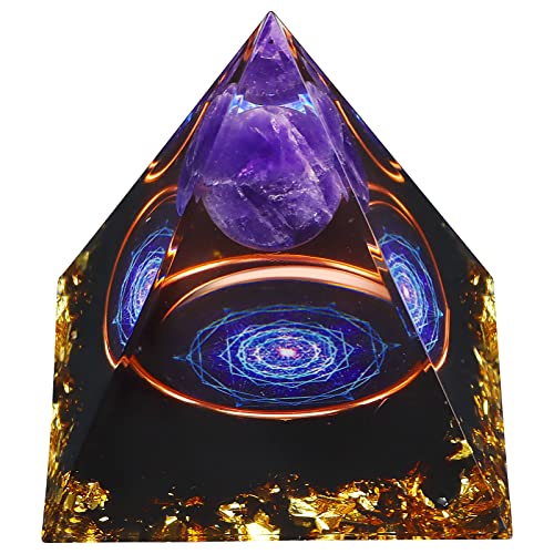 Snapklik.com : MXiiXM Orgone Pyramid For Positive Energy, Amethyst ...