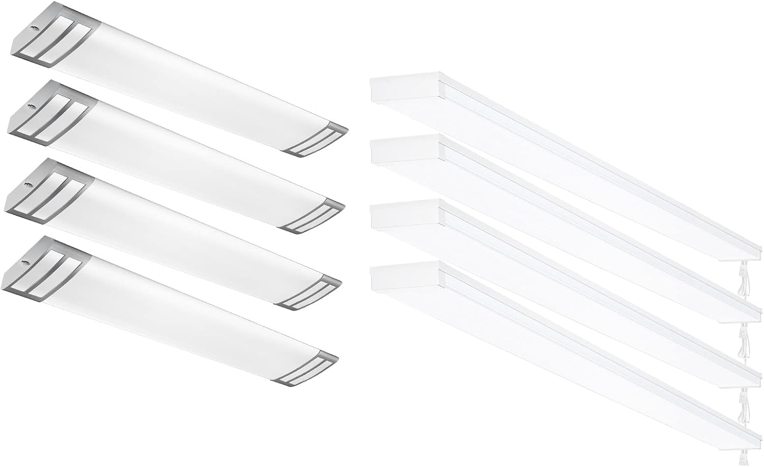 AntLux 4FT LED Shop Lights for Garage, 4 Foot LED Wraparound, 4 Foot ...