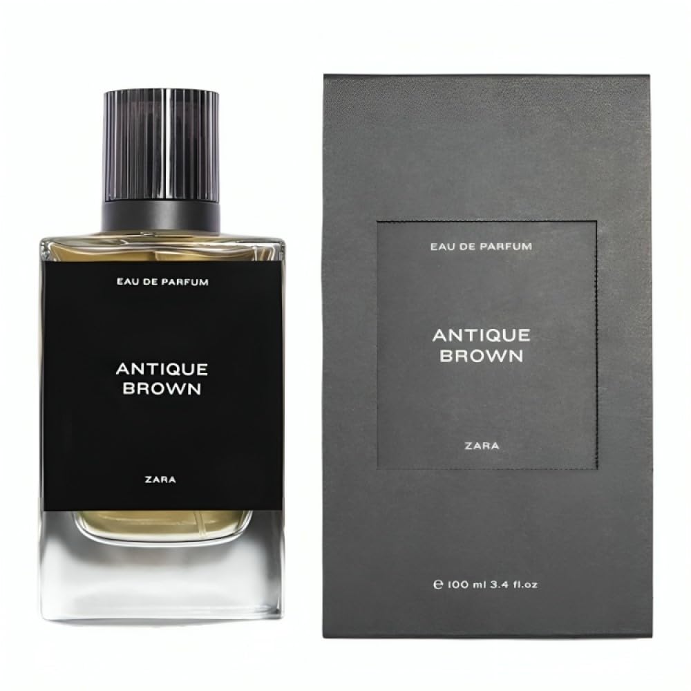 Amazon.com : Zara Antique Brown Cologne for Men EDP Eau De Parfum 100 ...
