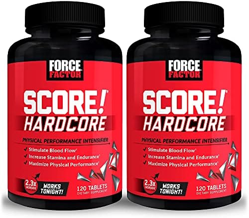 Amazon.com: FORCE FACTOR Score! XXL Nitric Oxide Booster Supplement for Men with L-Citrulline ...