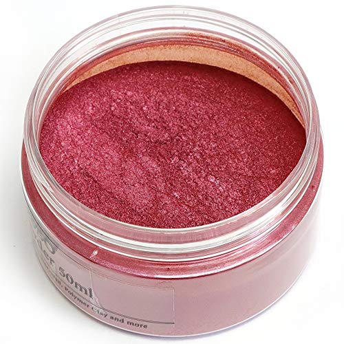 Snapklik.com : Burgundy Mica Powder For Epoxy Resin 1.7 Oz /50g ...