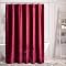 Amazon.com: TAMGHO Red Shower Curtain for Bathroom, Luxury Crushed ...