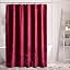 Amazon.com: TAMGHO Red Shower Curtain for Bathroom, Luxury Crushed ...