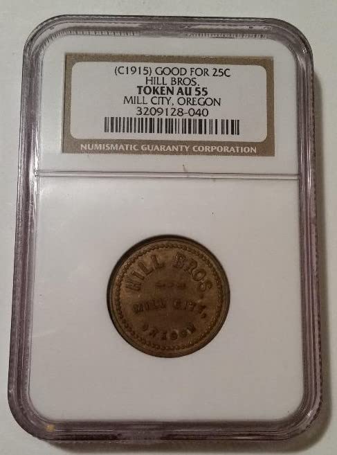 Amazon.com: 1915 No Mint Mark Mill City Oregon Hill Brothers Merchant ...