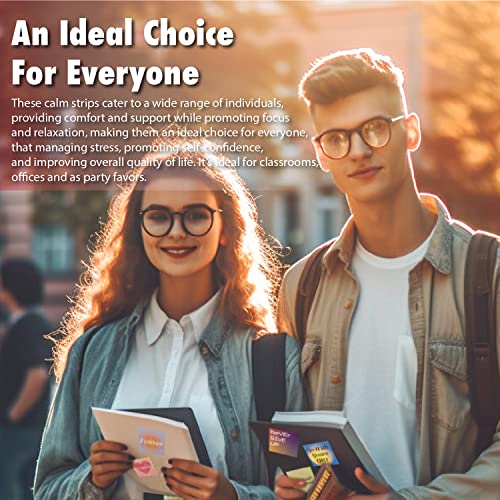 Snapklik.com : 50 Pieces Stress Anxiety Releg Strips, Gradient Styles ...