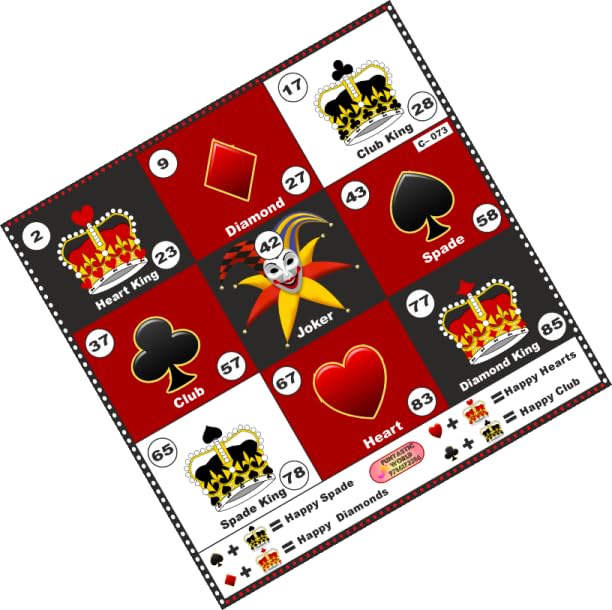 Buy Funtastic World Casino/Poker Theme Tambola Housie Tickets (36 Cards ...