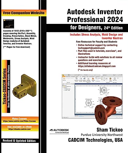 Autodesk Inventor Professional 2024 for Designers, 24th Edition, Prof ...