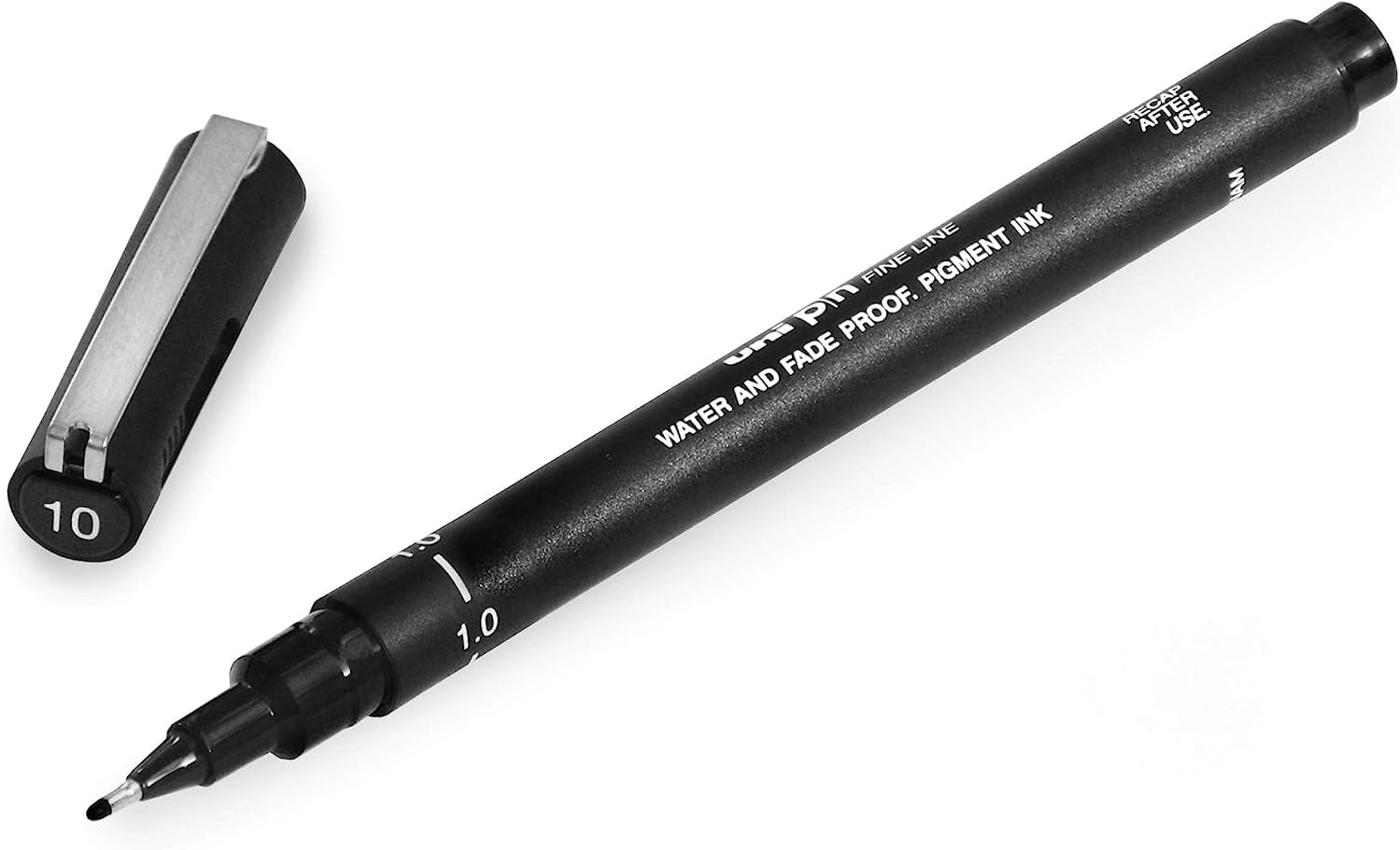 Uni Pin Fineliner Drawing Pens - Black Ink - 0.2mm Nib (2) : Amazon.co ...