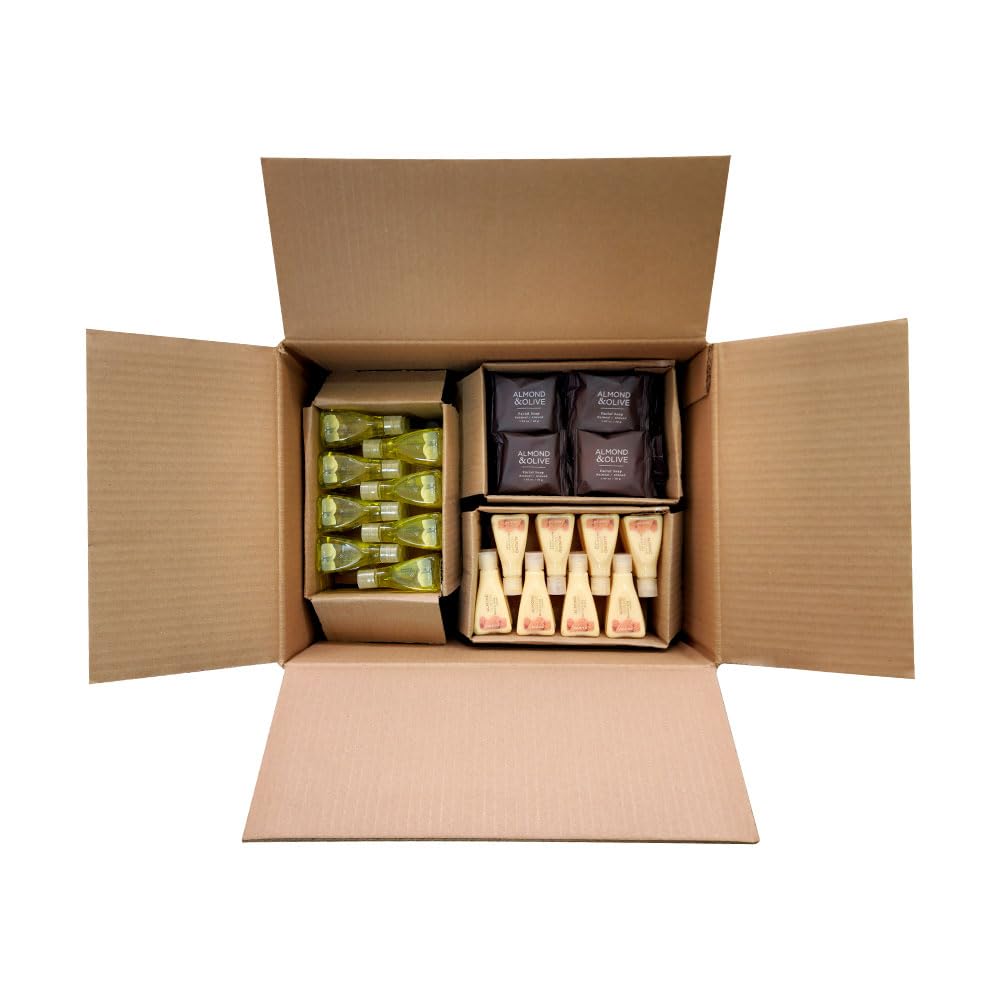 Jypesa | Almond & Olive - Paquete con 144 piezas para Amenidades ...