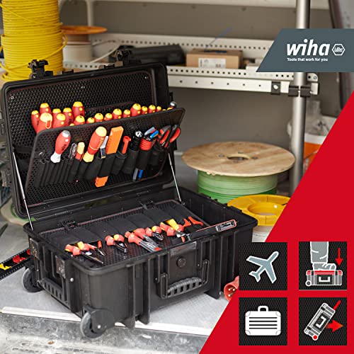 Wiha 42069 Mallette à outils équipée pour électricien 116 pièces XXL ...