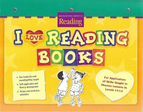 I Love Reading Books, Level 1.1-1.2 (Houghton Mifflin Reading): none ...