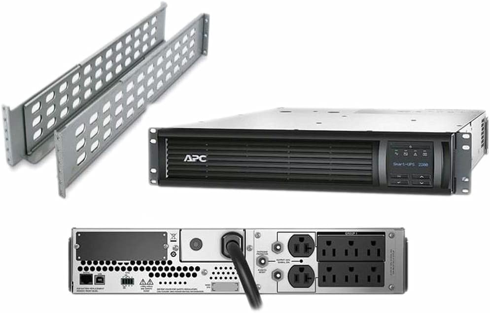 Amazon.com: APC Smart-UPS RM SMT1500RM2U 1000W/1440VA 2U Rackmount LCD ...
