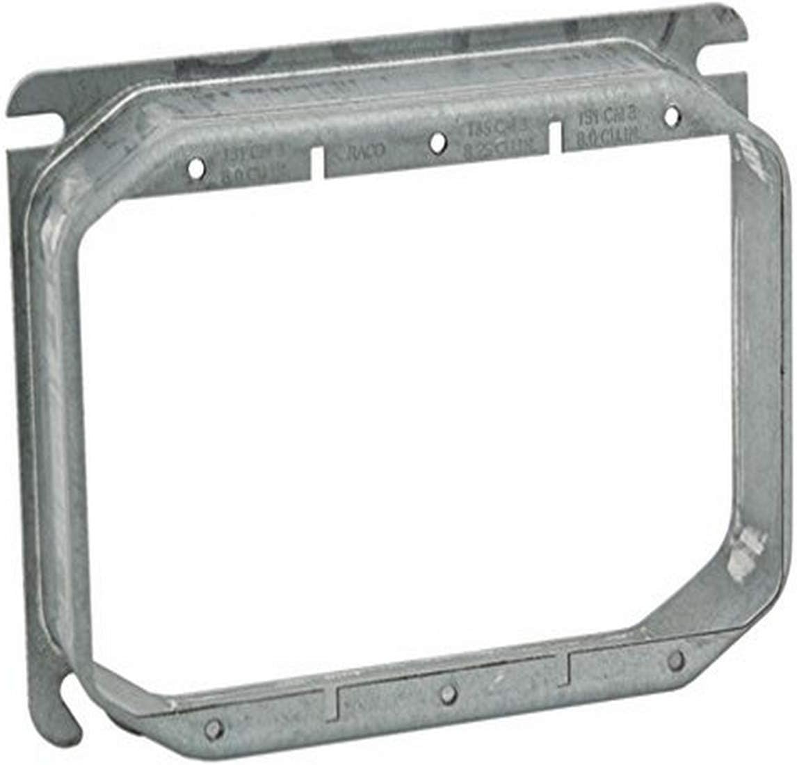Hubbell-Raco 794 Mud Ring Cover, 3-Gang Device, 1-1/4", Raised, 4 ...