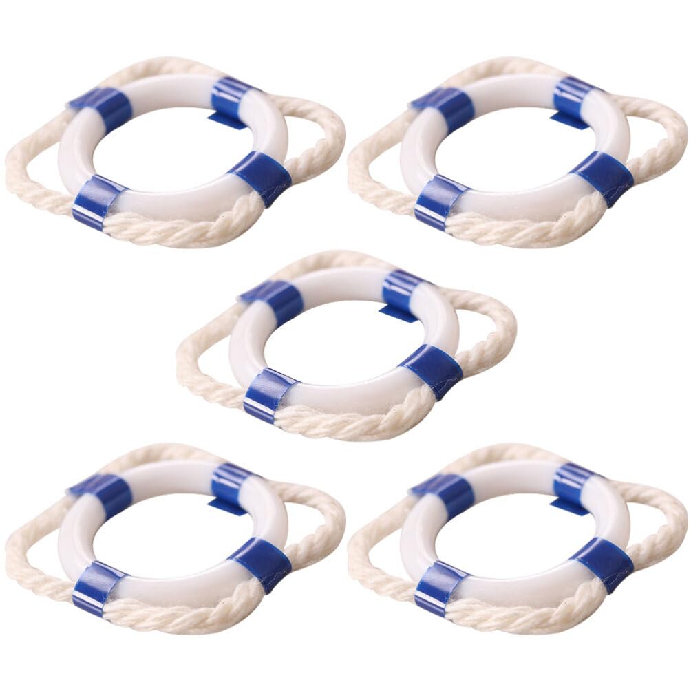 Mini Nautical Lifesaver With Rope Prettyui Hanging Life Ring Nautical