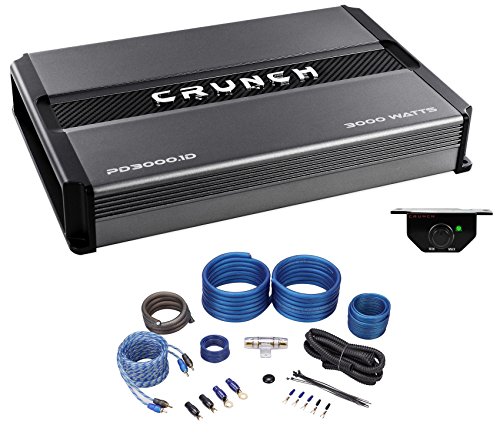 Crunch PD3000.1D 3000 Watt Mono Car Stereo Amplifier Class D Pro Power ...