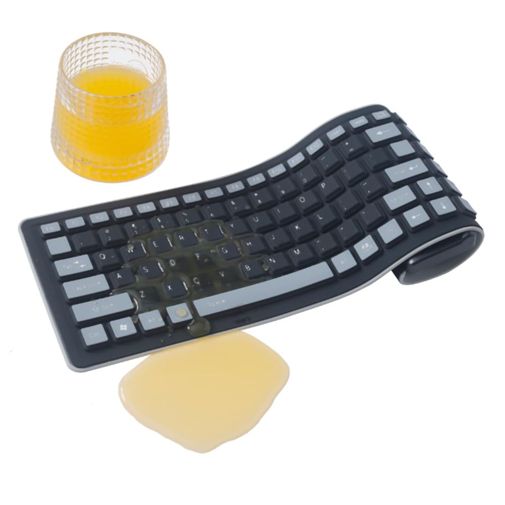 Amazon.com: King Mills Waterproof Flexible Foldable Wireless Roll Up ...