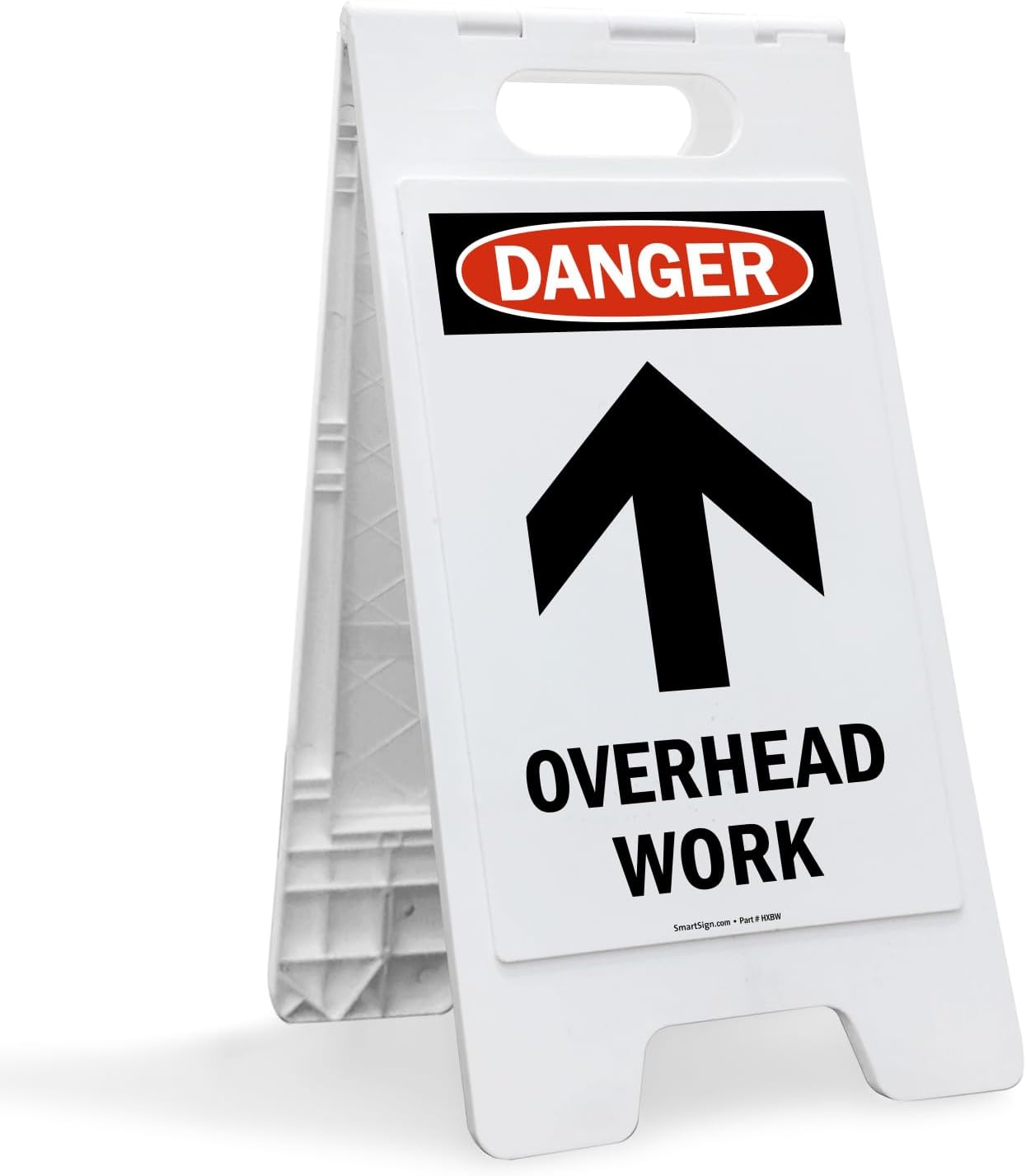 Amazon.com: SmartSign 25 x 12 inch “Danger - Overhead Work” Two-Sided ...
