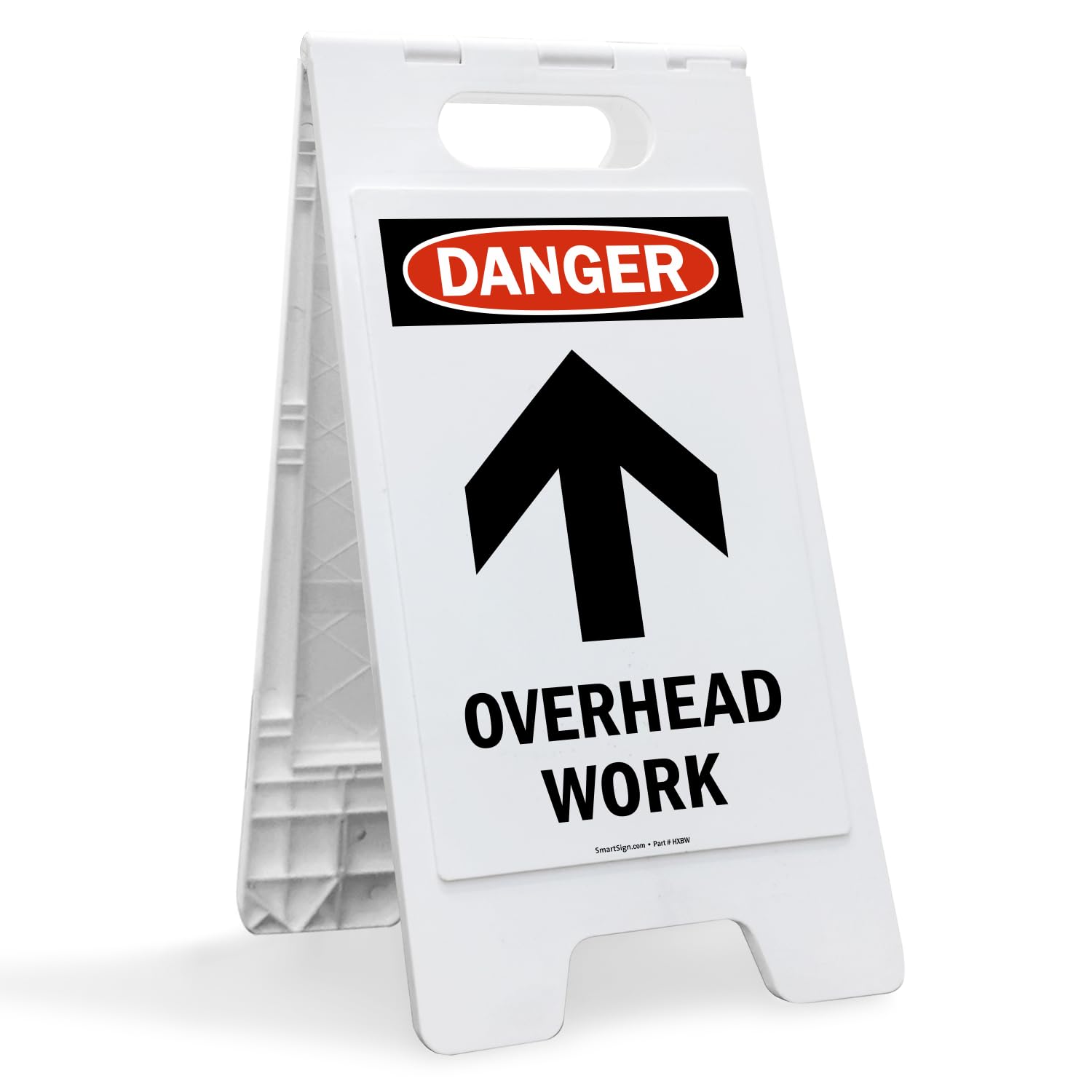 Amazon.com: SmartSign 25 x 12 inch “Danger - Overhead Work” Two-Sided ...