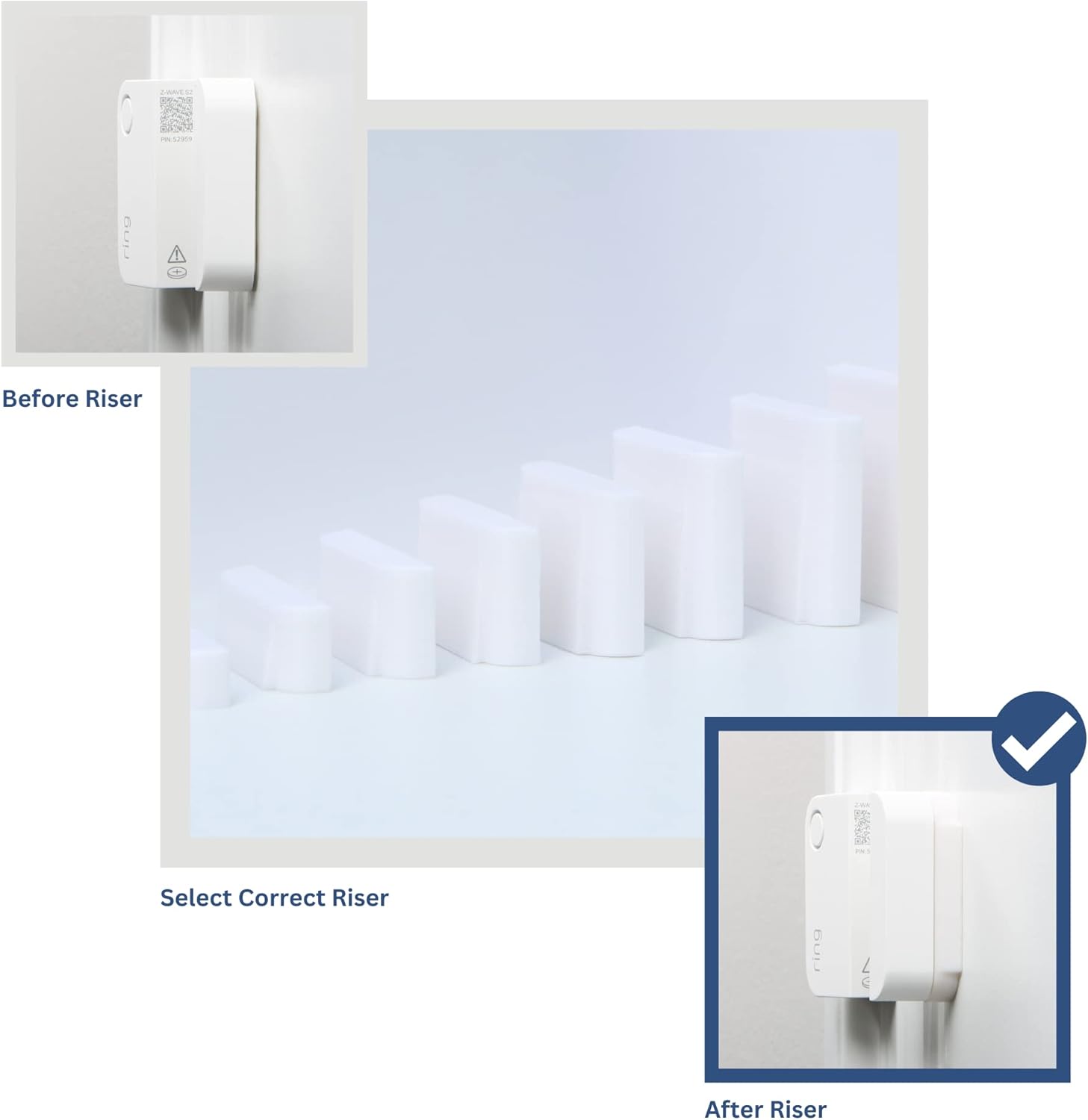 Amazon.com: Sensor Riser Compatible with Ring - Security Sensor Spacer ...