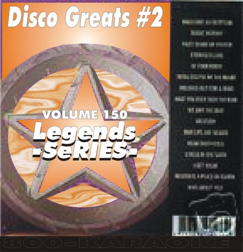 LEGENDS KARAOKE - Disco Greats Vol. 2 17 Song Karaoke CD+G Legends #150 ...