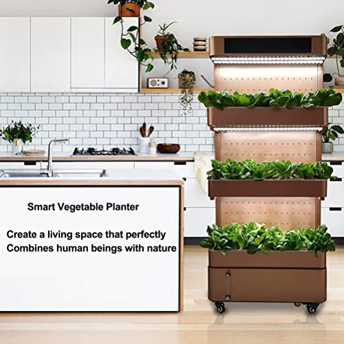 Hydroponics Tower, 3 Floor 225 Pods Garden Hydroponic Growing System ...